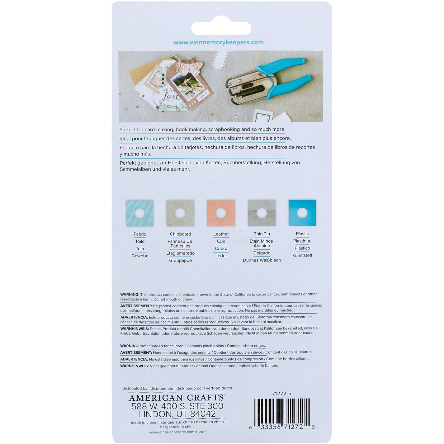We R Makers Crop-A-Dile Single Hole Power Punch – American Crafts