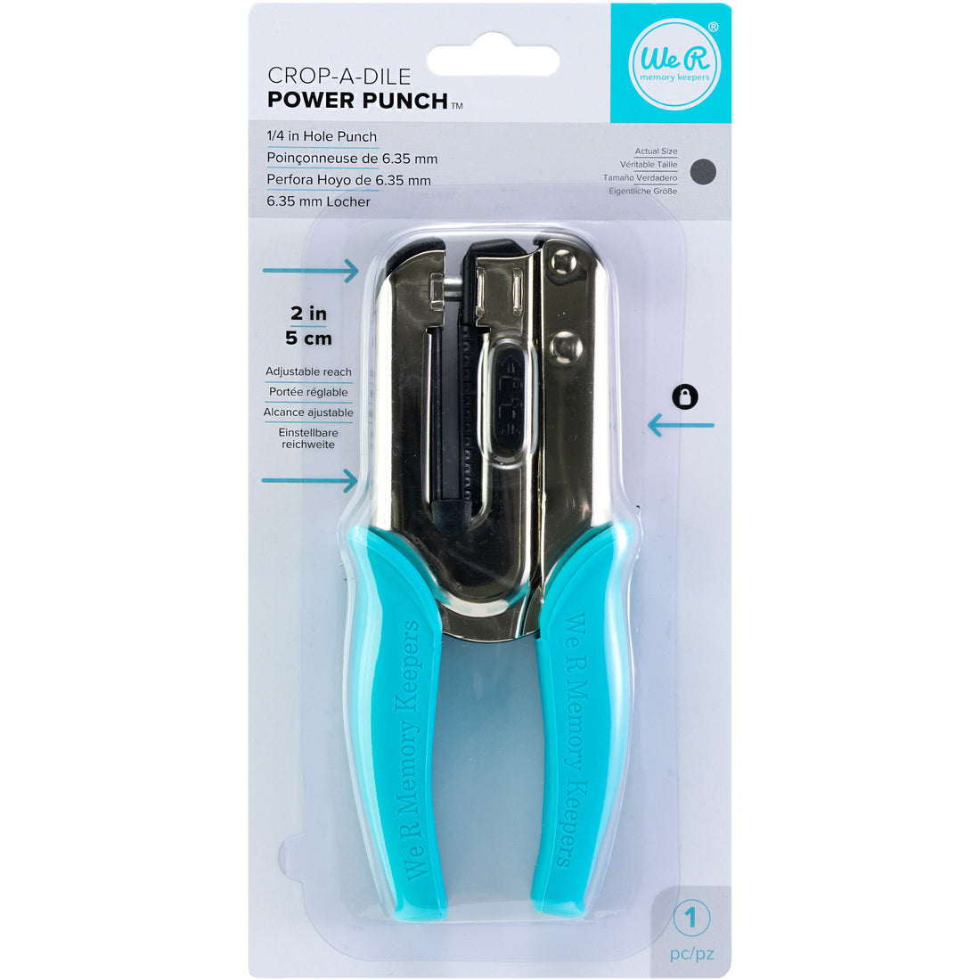 We R Makers Crop-A-Dile Single Hole Power Punch – American Crafts