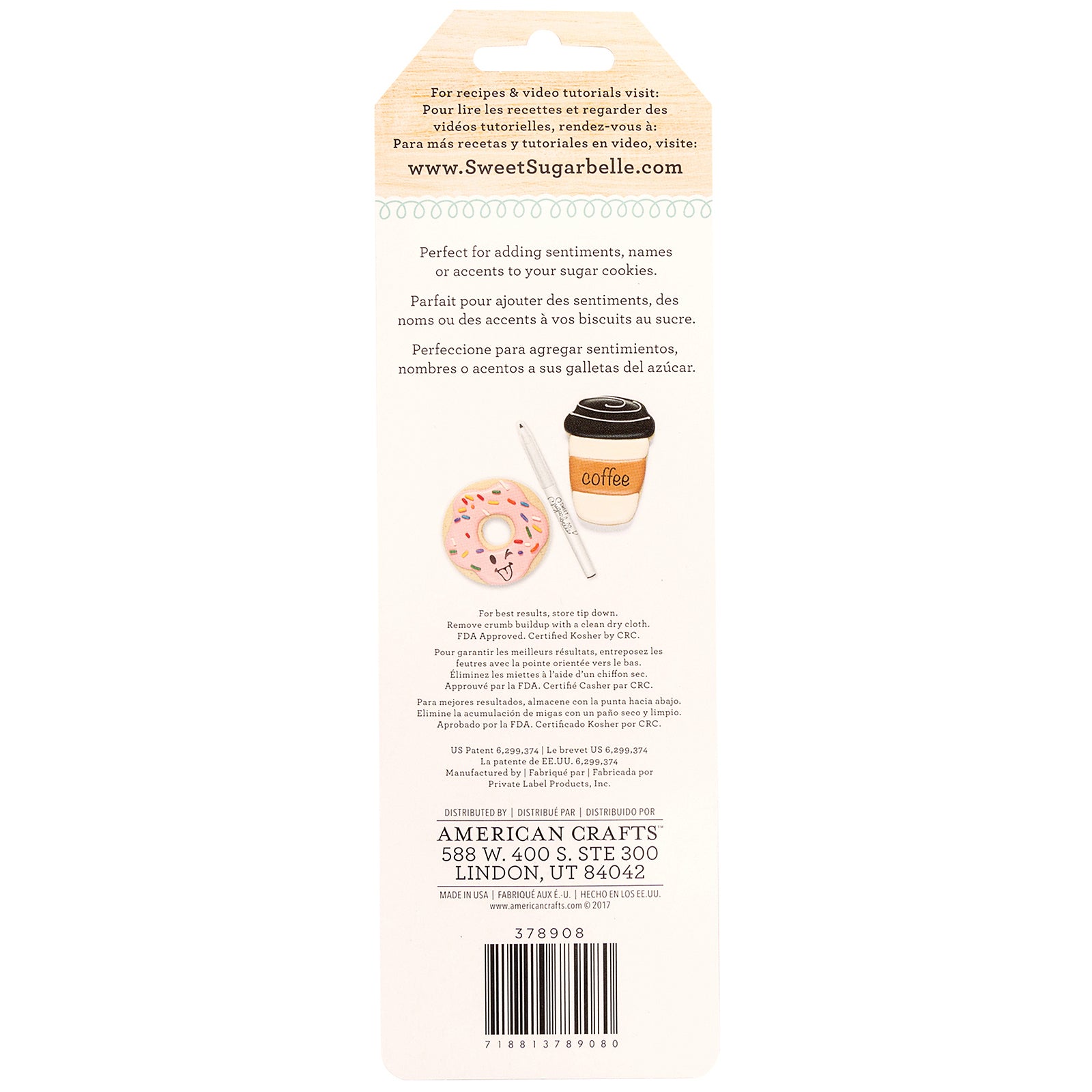 Sweet Sugarbelle Template Markers 3 Pack-Black – American Crafts