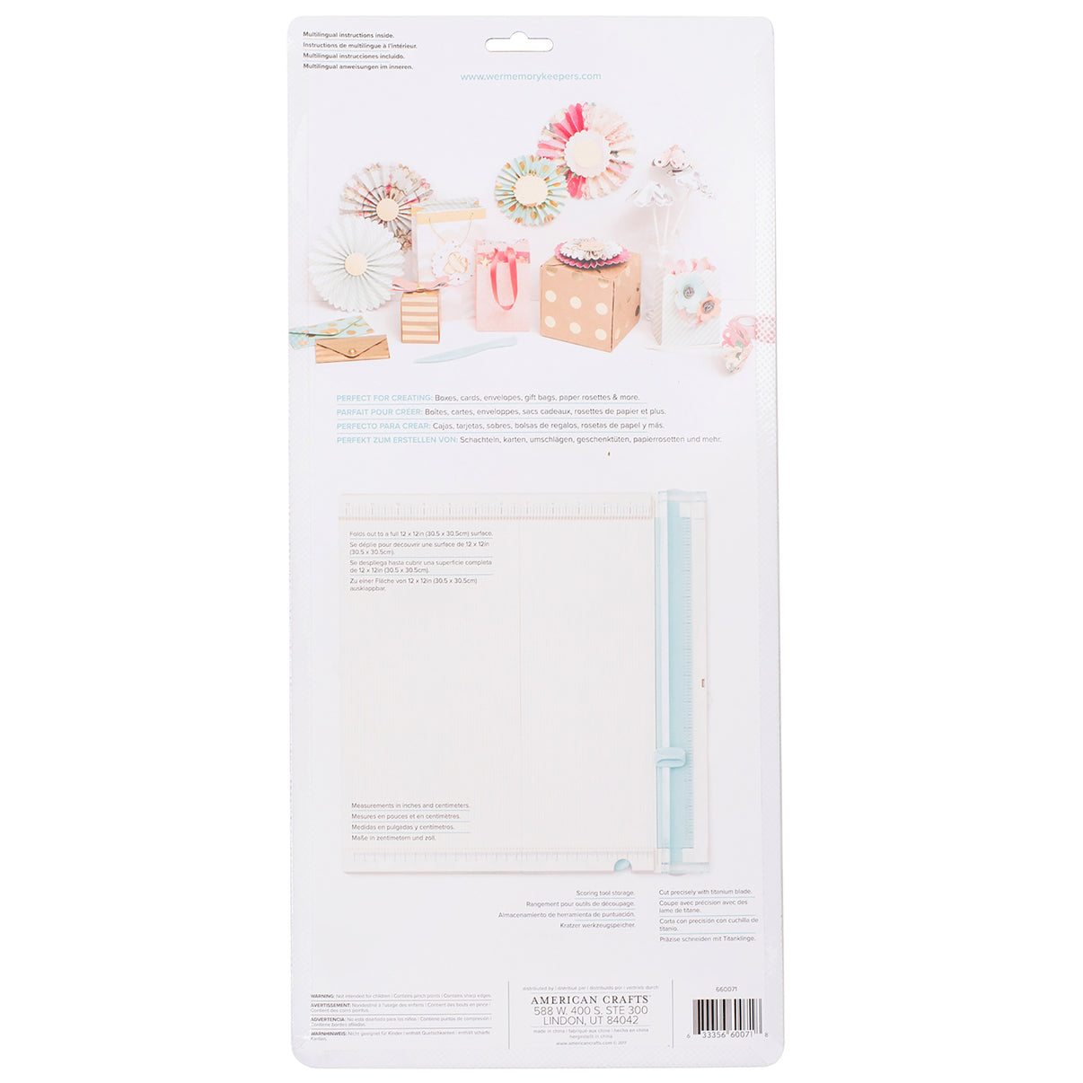 We R Makers Trim & Score Board with One Blade – American Crafts