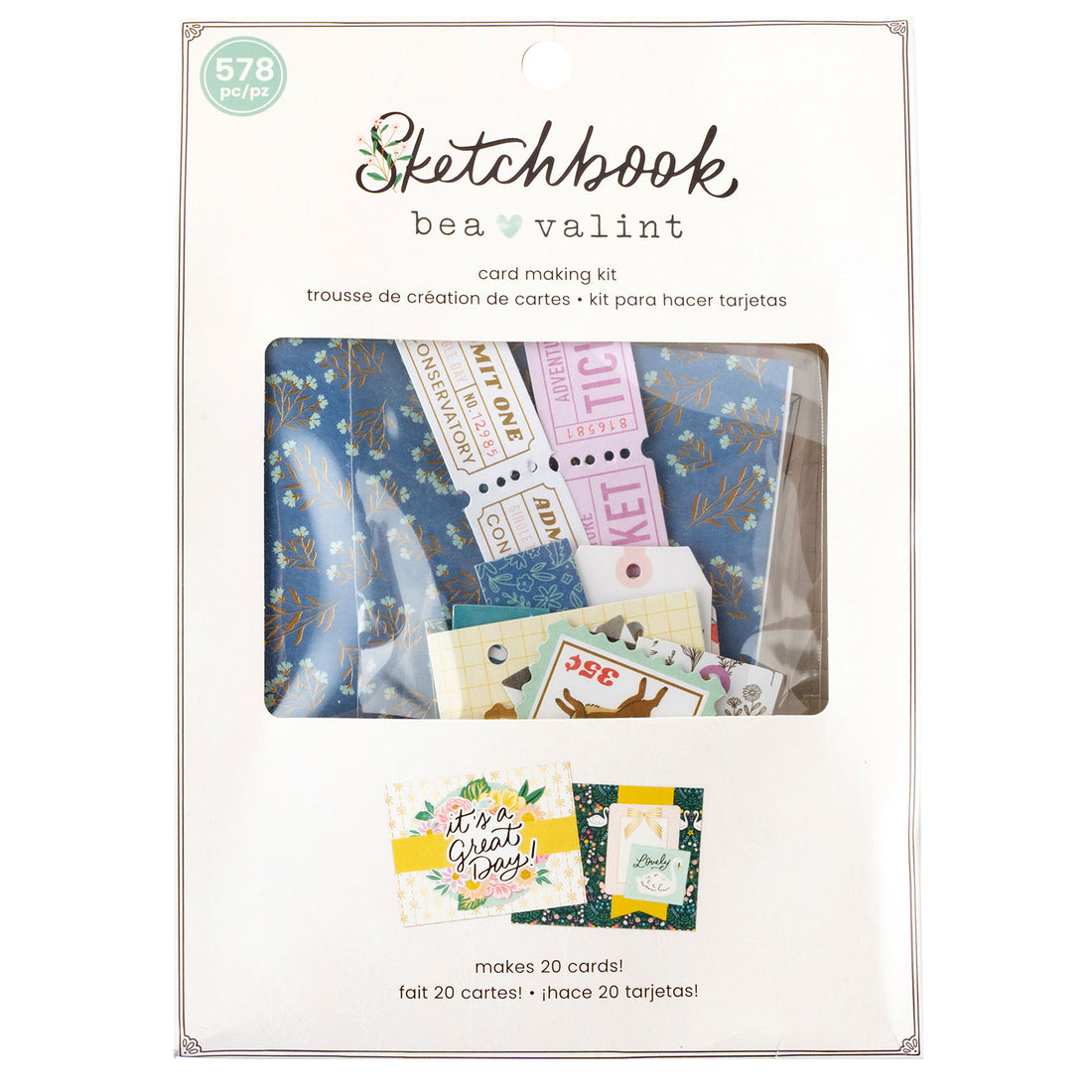 Bea Valint Sketchbook Card Making Kit – American Crafts