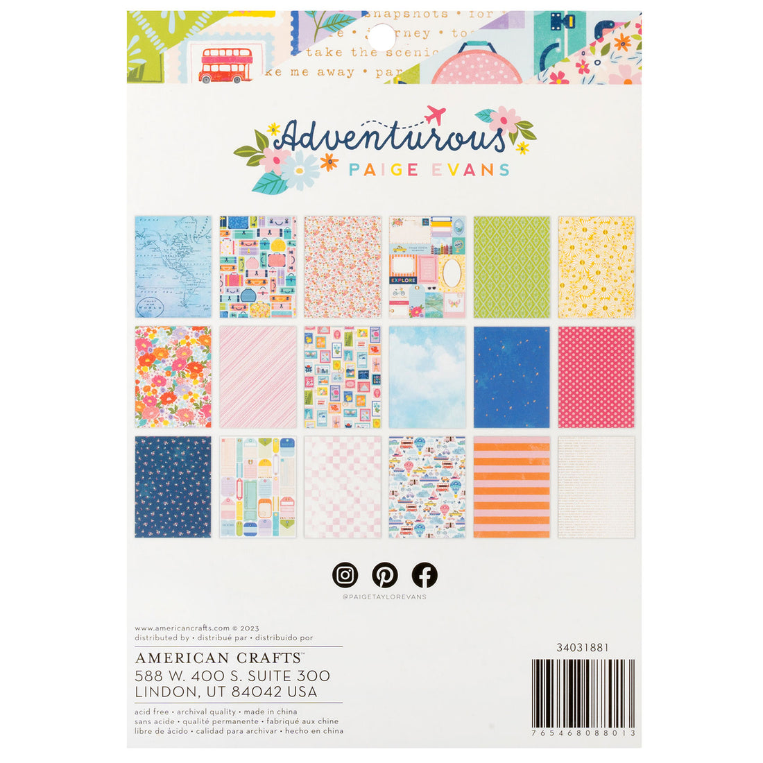 Paige Evans Adventurous 6x8" Paper Pad – American Crafts