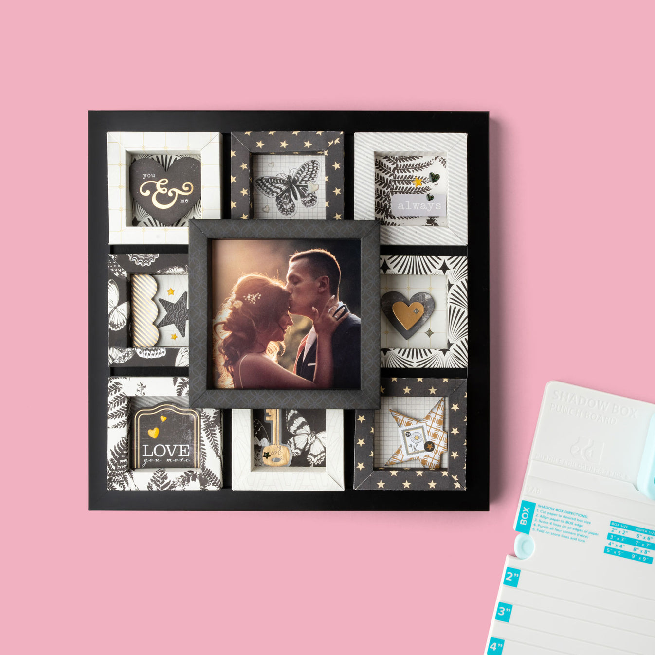 We R Makers Shadow Box Punch Board – American Crafts