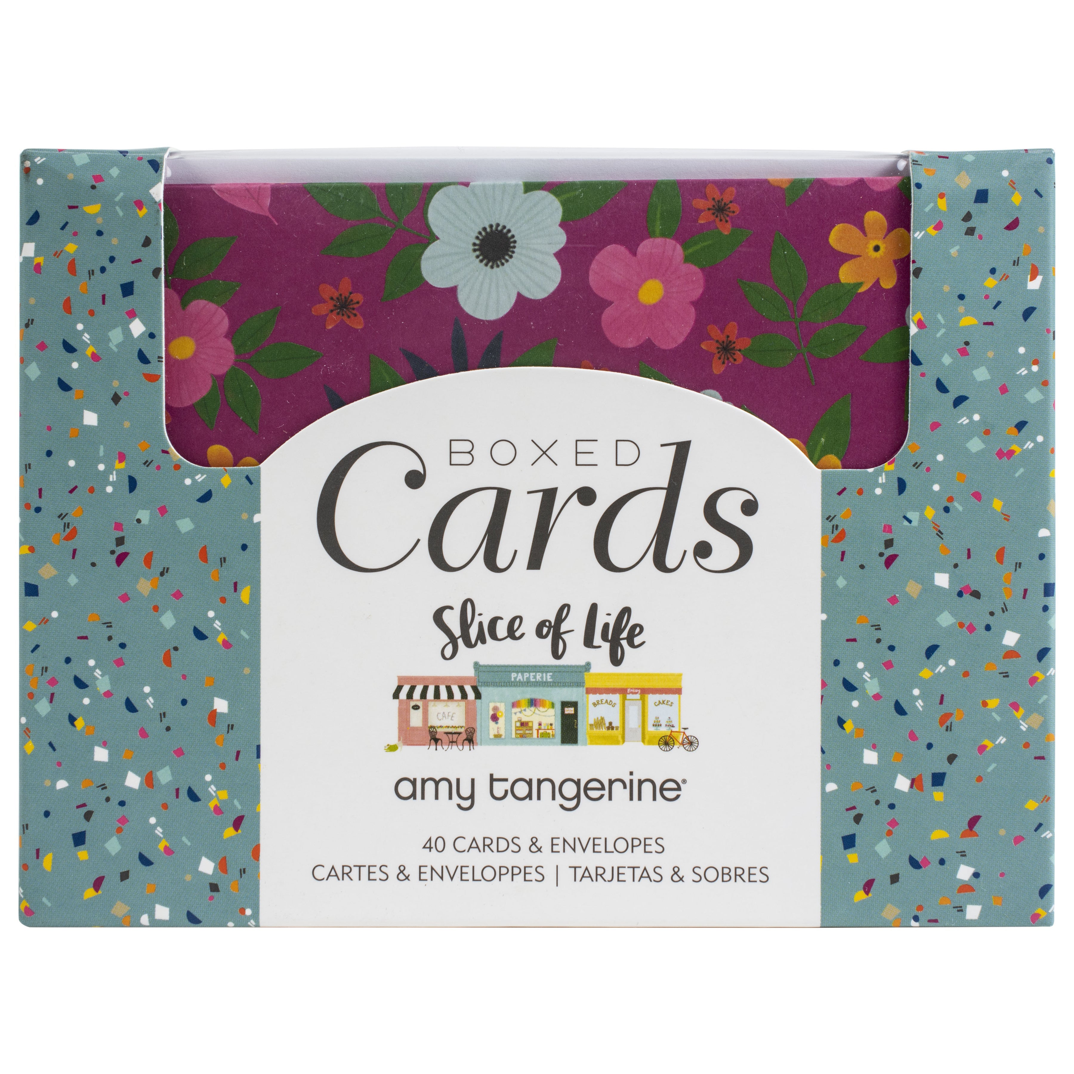 American Crafts A2 Cards with Envelopes - Amy Tan Slice Of Life, 40 pa