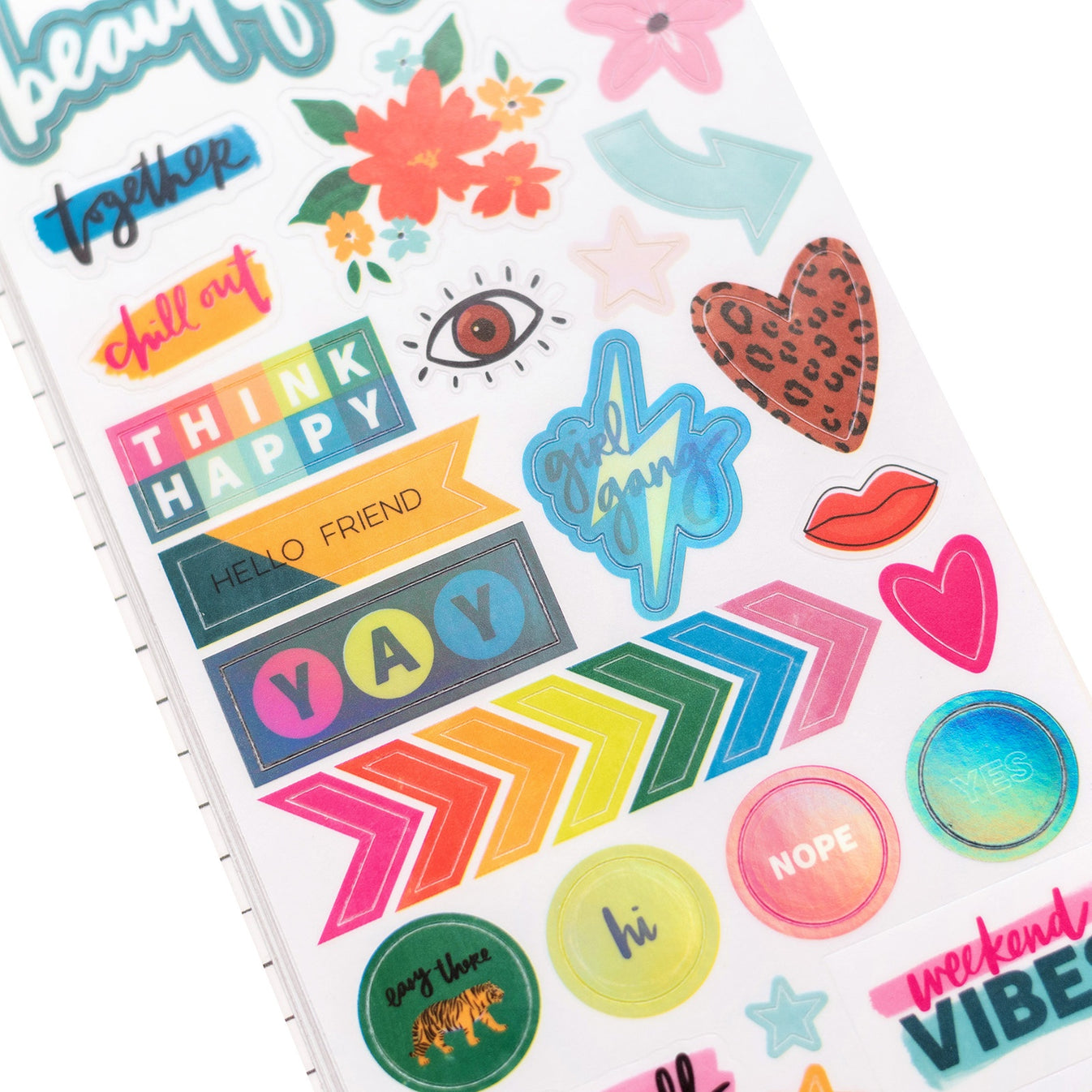 Amy Tan Brave & Bold Icon & Phrase Mini Sticker Book – American Crafts