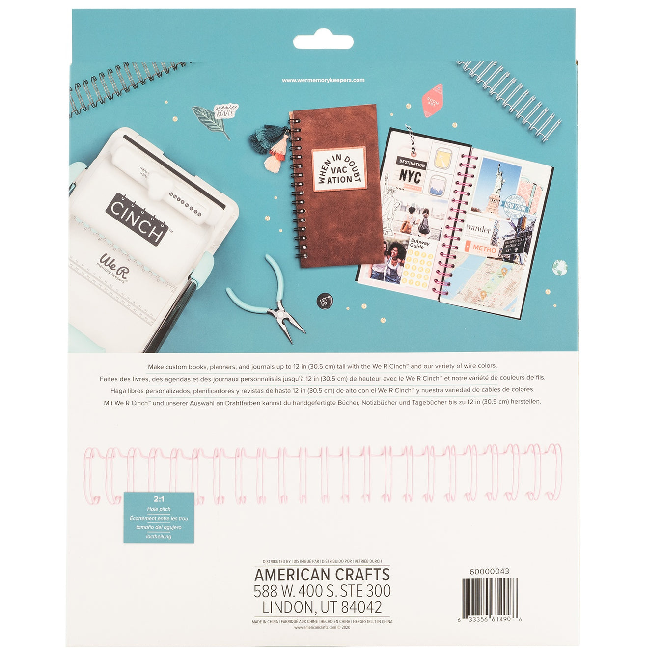 We R Makers Cinch Book Binding Value Pack Wire – American Crafts