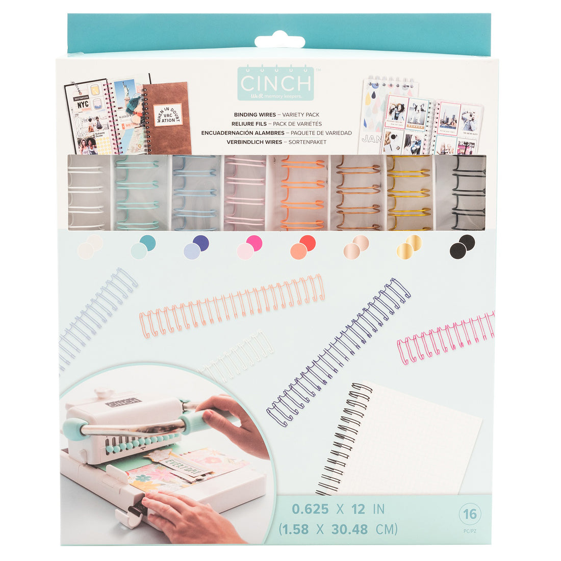 We R Makers Cinch Book Binding Value Pack Wire – American Crafts