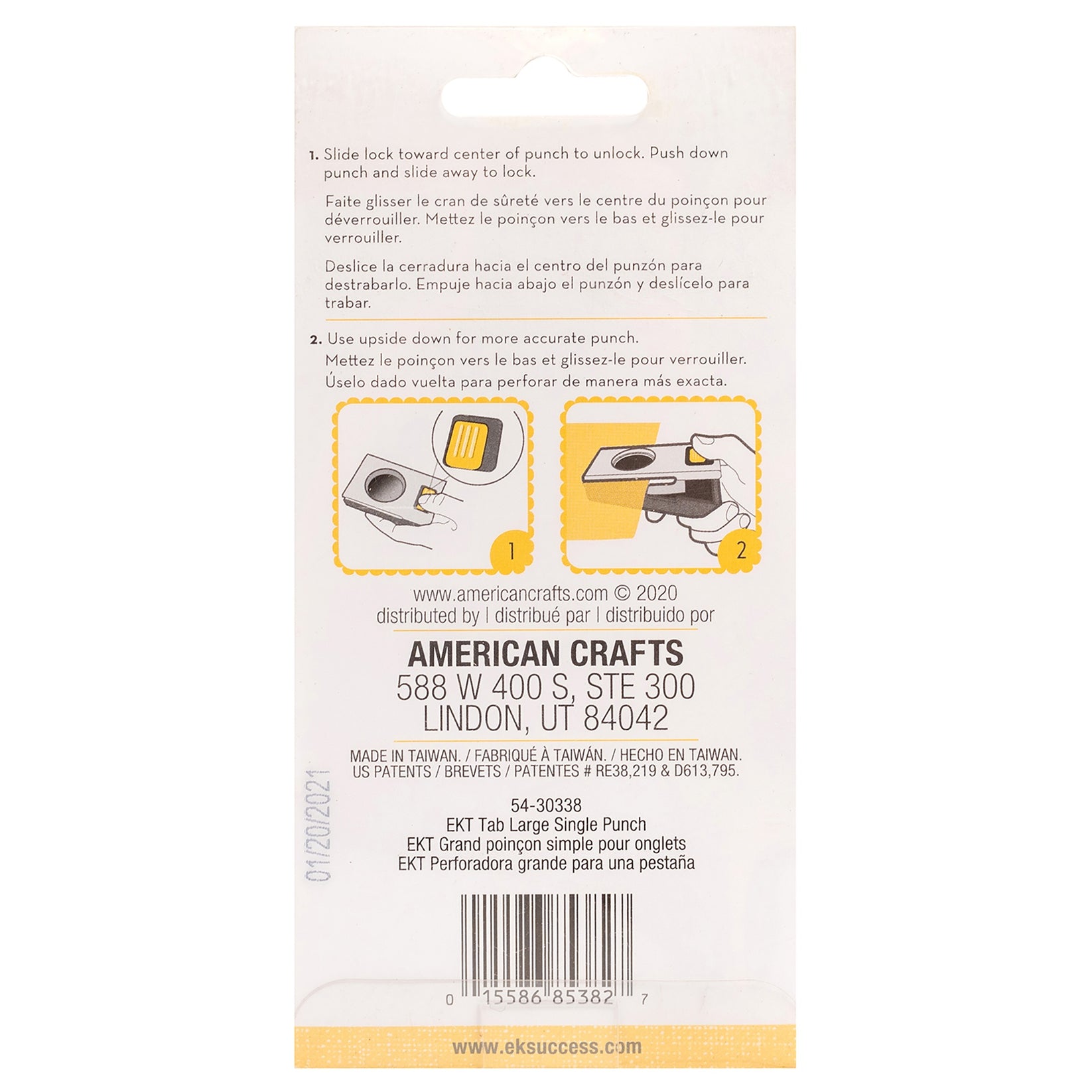 EK Tools Large Punch-Tab – American Crafts
