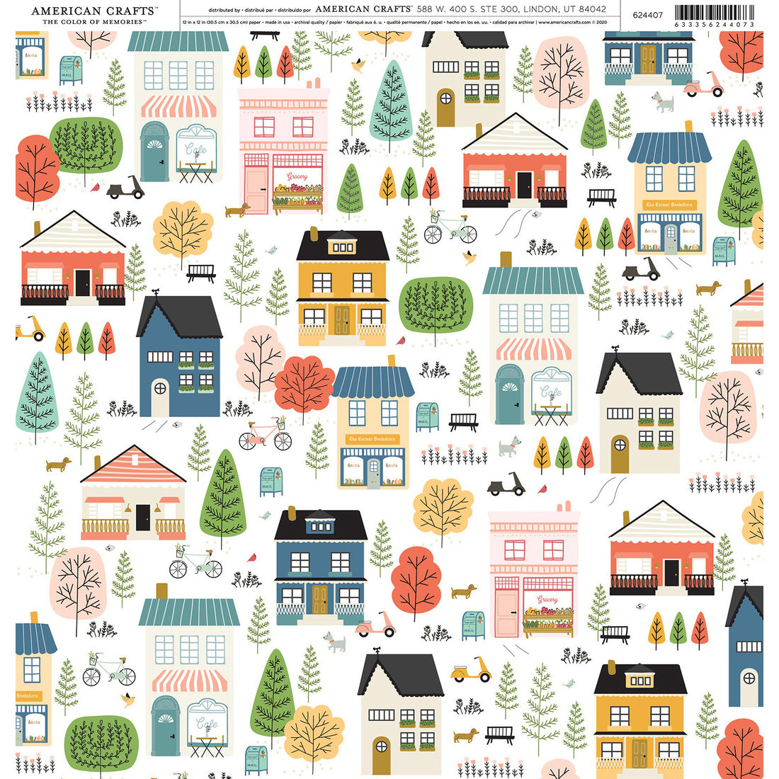 American Crafts Single-Sided 12x12