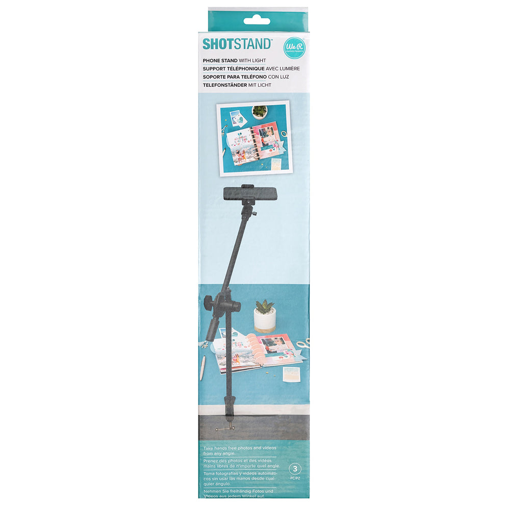 ShotBox ShotStand Phone Stand with Ring Light – American Crafts