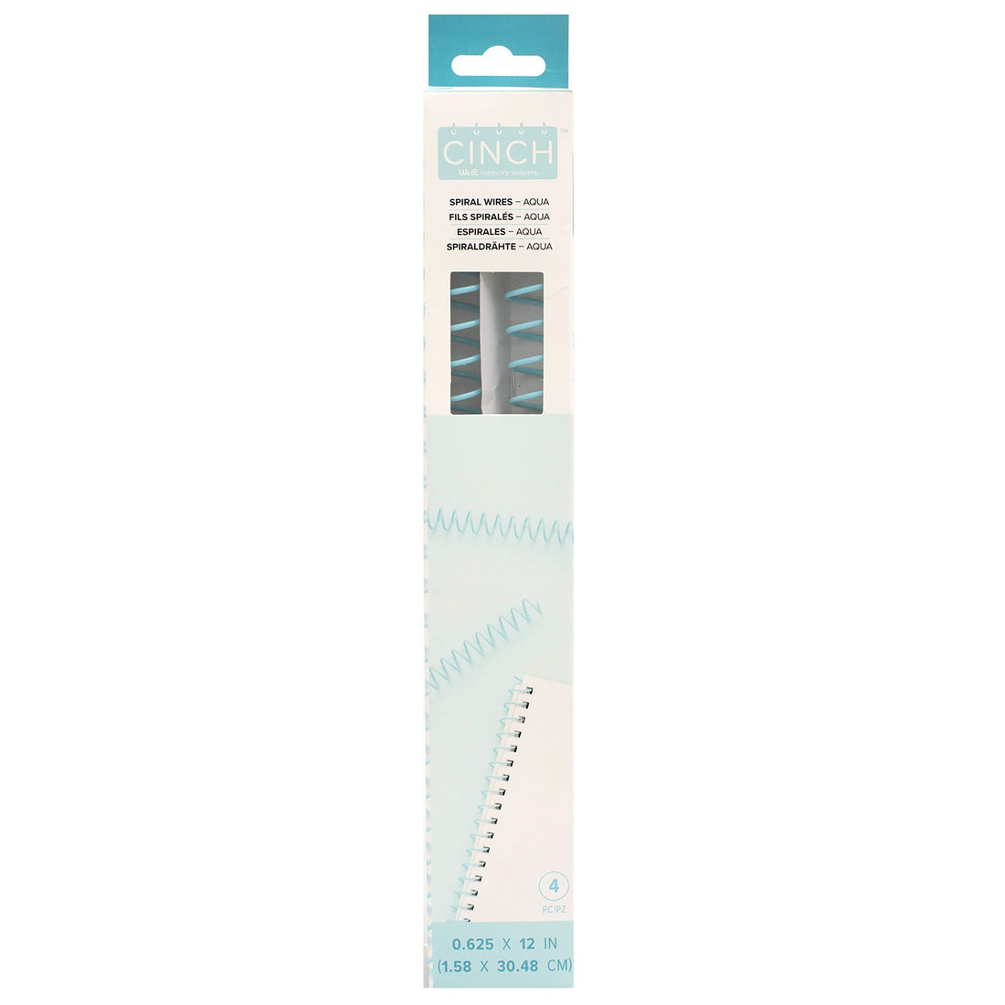 We R Makers Cinch Spiral Wires 4/Pkg – American Crafts