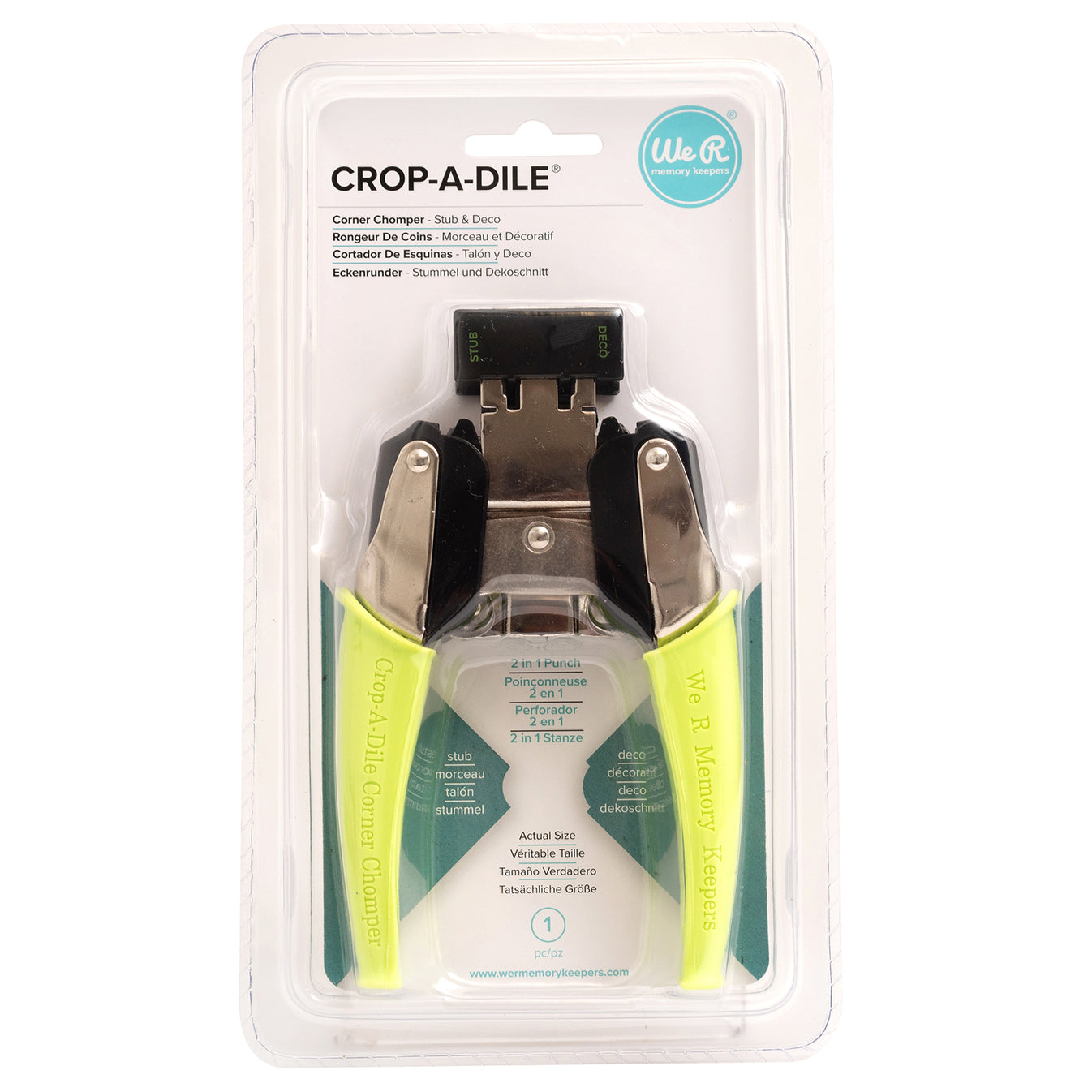 Crop-A-Dile Stub & Deco Retro Corner Chomper Tool – American Crafts