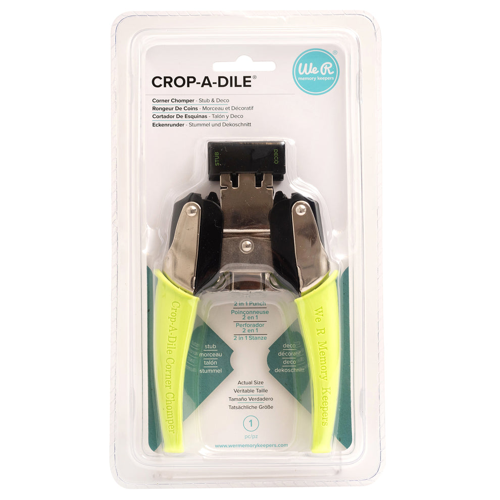 Crop-A-Dile Stub & Deco Retro Corner Chomper Tool – American Crafts