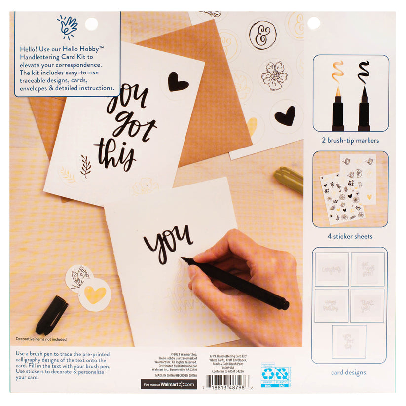 Hello Hobby Handlettering Kit – American Crafts