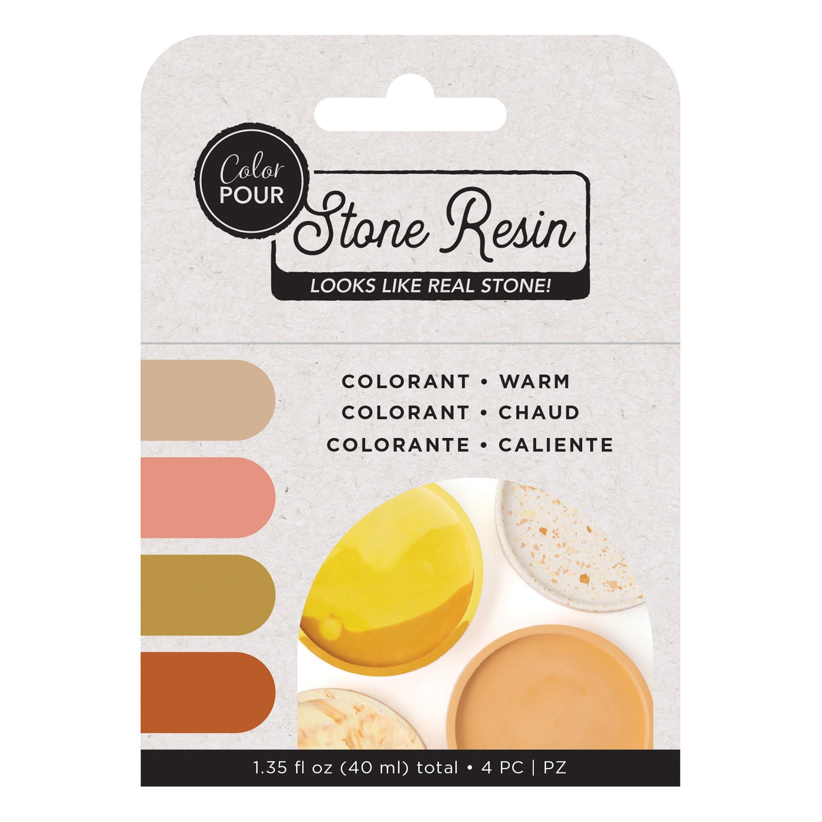 American Crafts Stone Resin Colorant, 4 pack - Assorted Styles