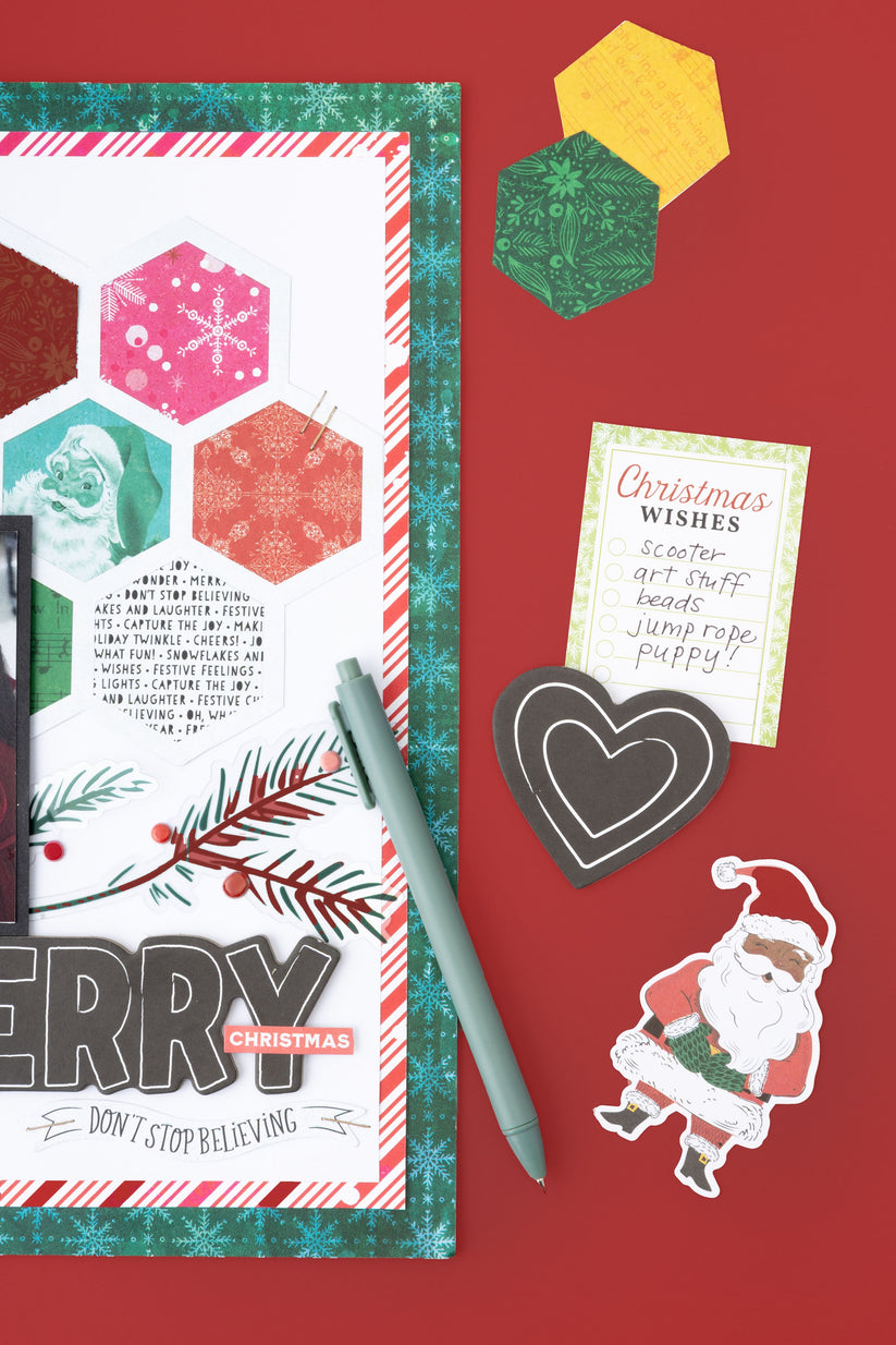 Vicki Boutin Peppermint Kisses Mixed Chipboard - 50pcs – American Crafts
