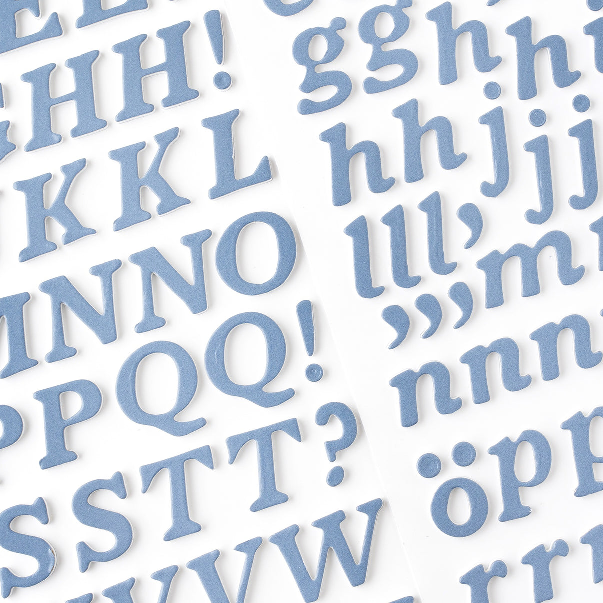 Hello Little Boy Thickers Alphabet Stickers – American Crafts