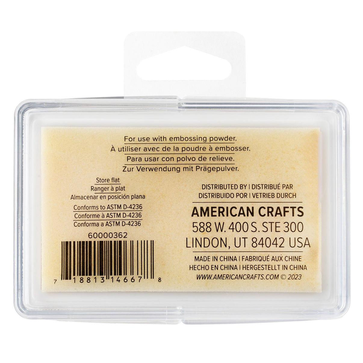 We R White Embossing Ink Pad – American Crafts
