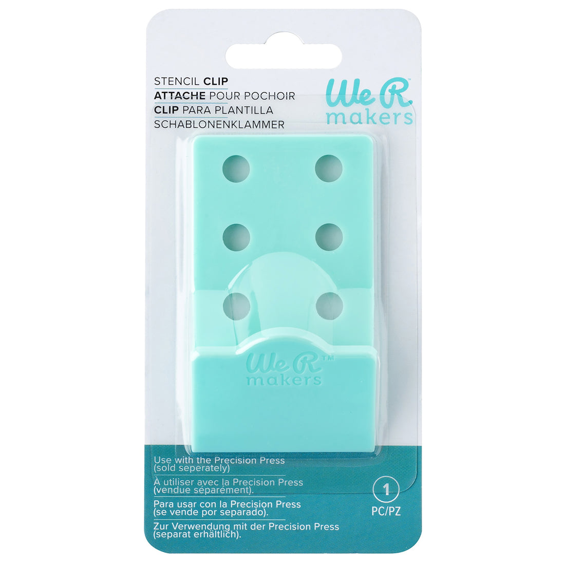 We R Precision Press Stencil Clip - Blue – American Crafts