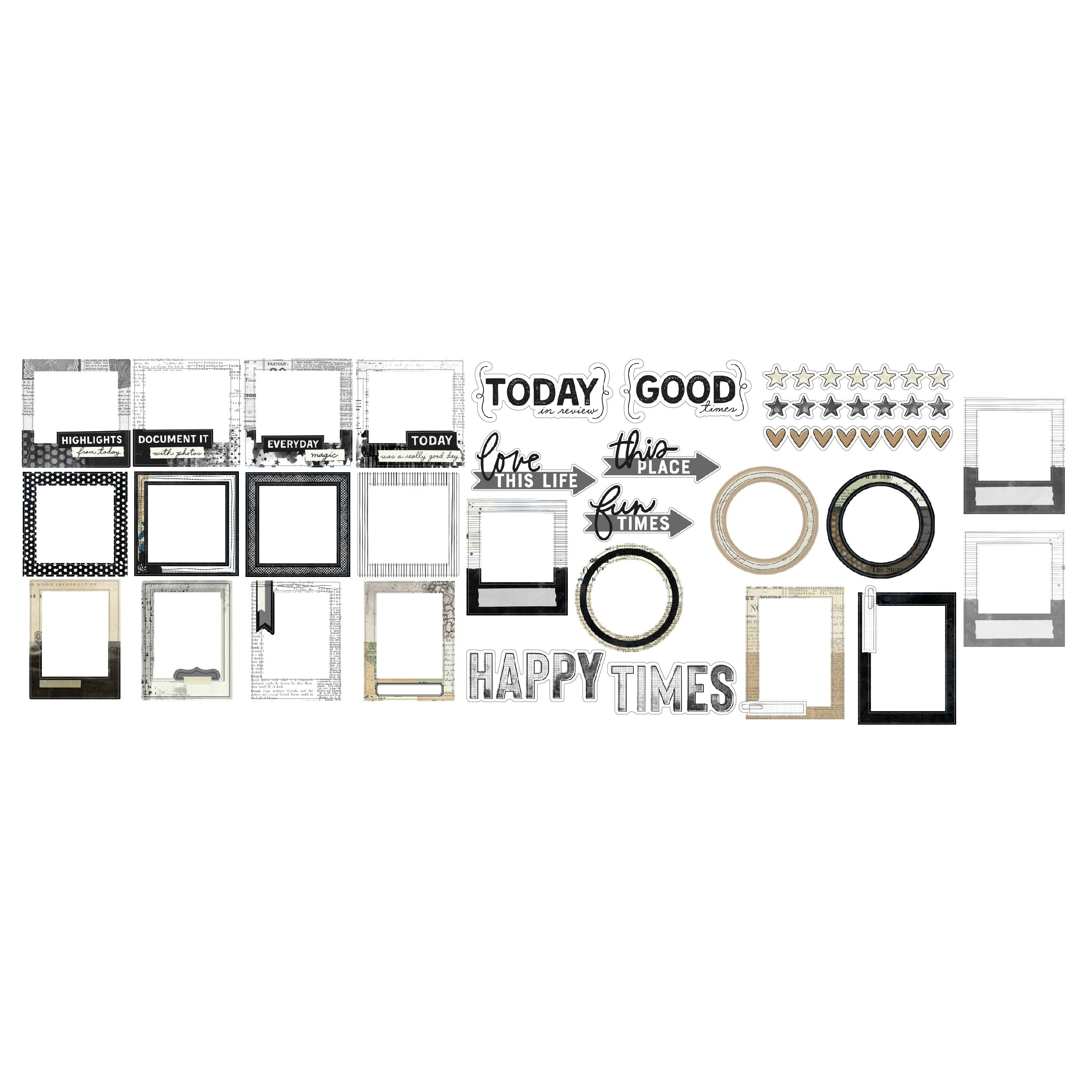 Vicki Boutin Bold And Bright Paperboard Frames – American Crafts