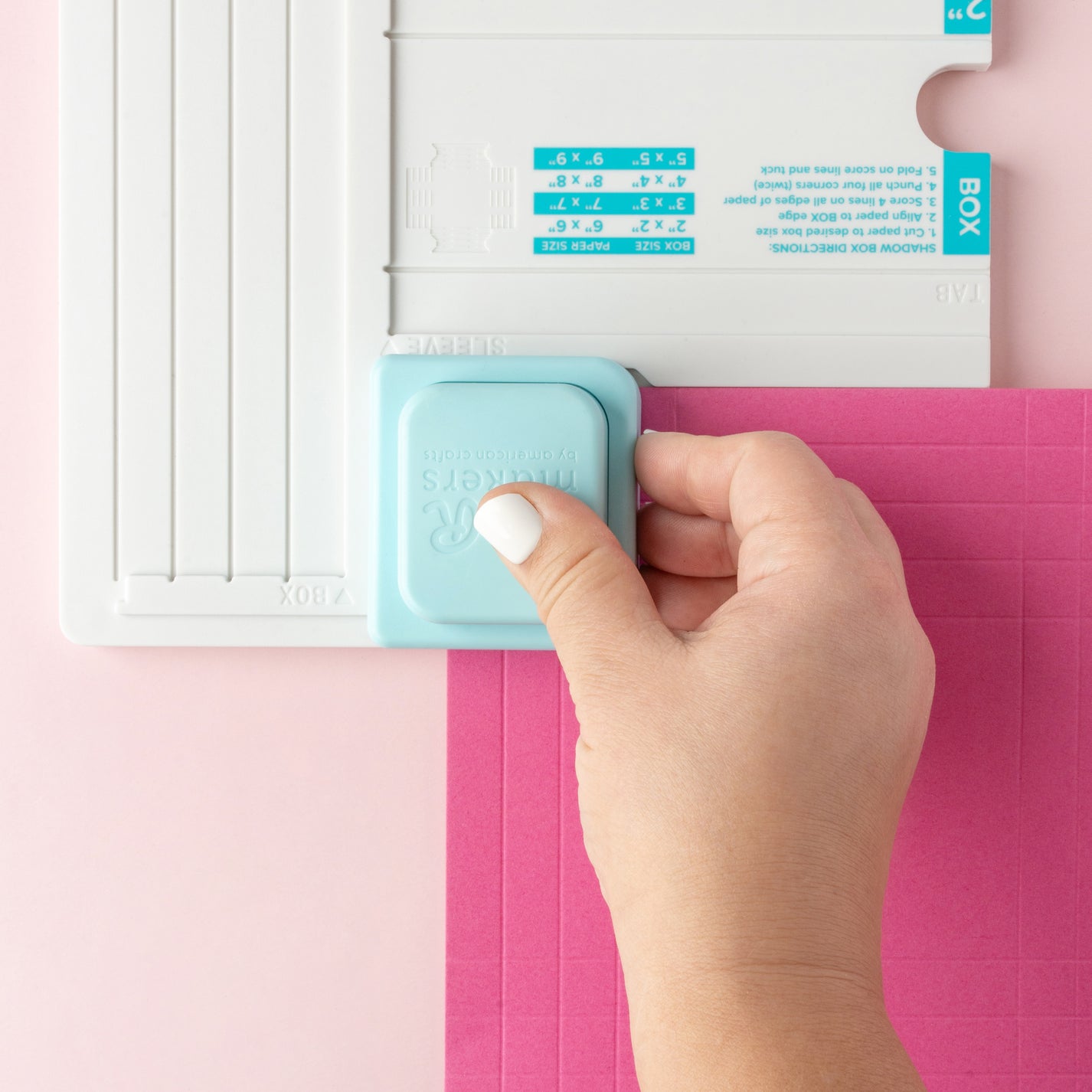 We R Makers Shadow Box Punch Board – American Crafts