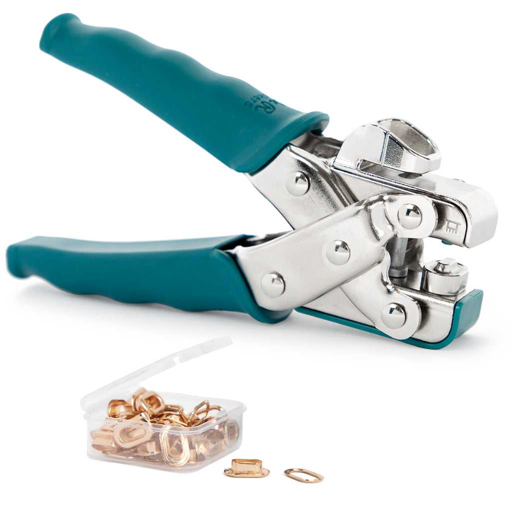 We R Makers Oval Crop-A-Dile Punch and Eyelet Setter – American Crafts
