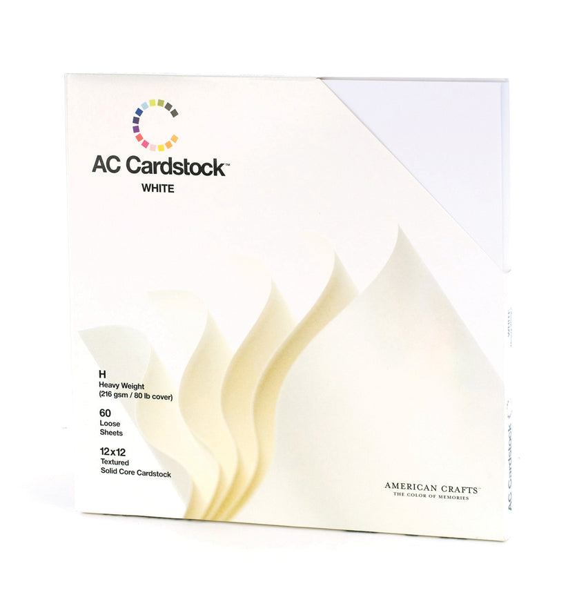 American Crafts 12x12" Cardstock Essential Value Packs