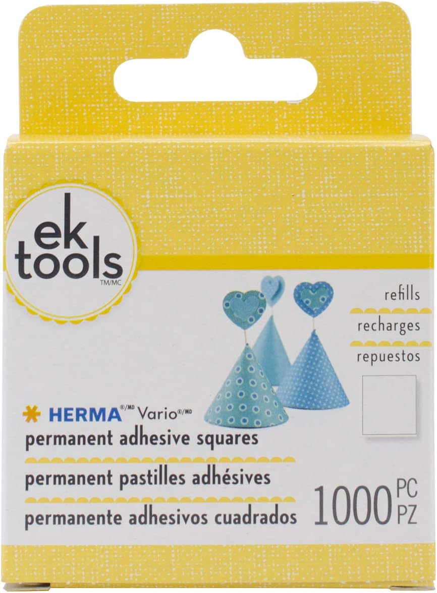 EK Tools HERMA Vario Adhesive Tab Refill Permanent-Permanent-1000pcs ...