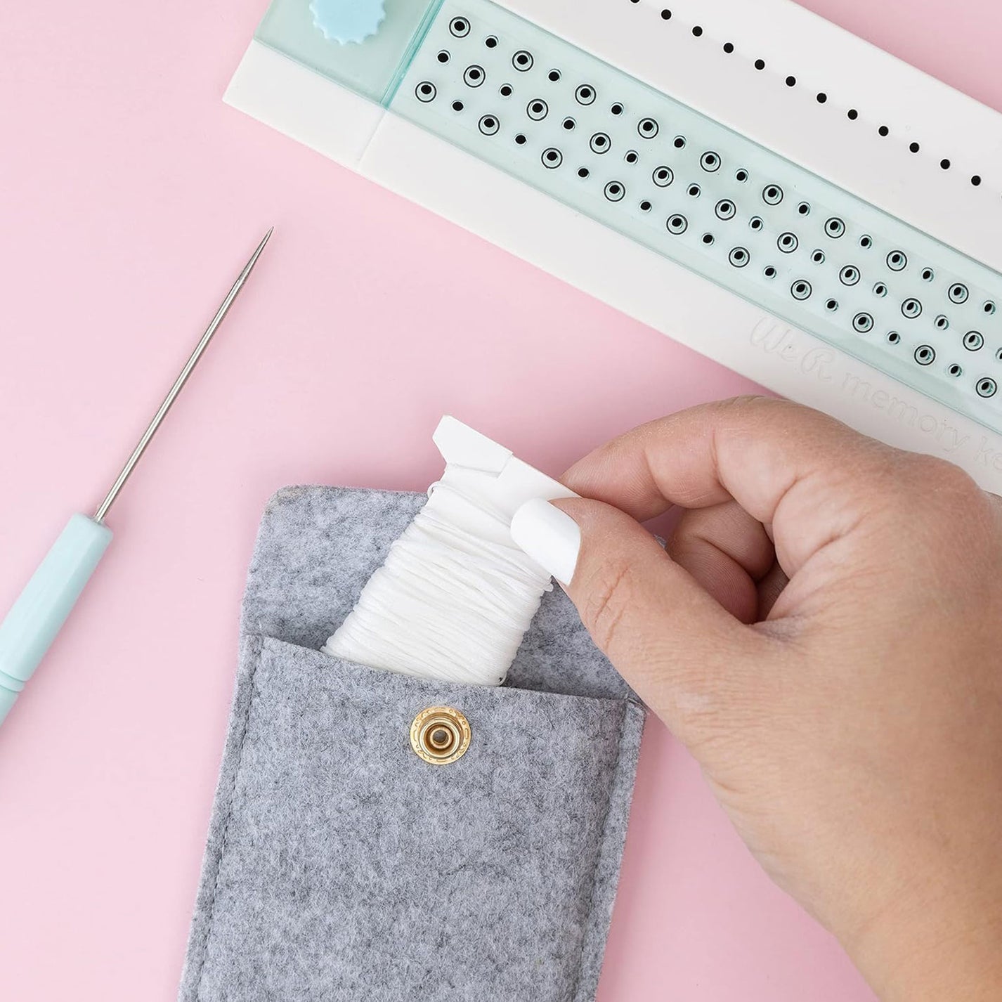 We R Memory Keepers Journal Book Binding Punch Guide-6 Pieces ...