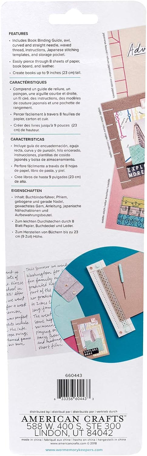 We R Makers Journal Book Binding Punch Guide Set – American Crafts