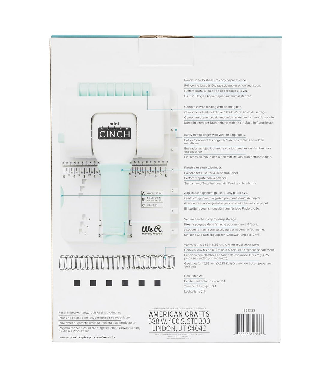 We R Cinch Book Binding Tool-Mini – American Crafts