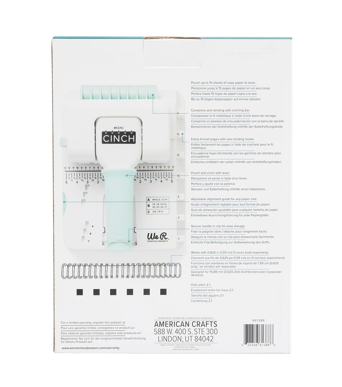 We R Makers Mini Cinch Book Binding Machine – American Crafts