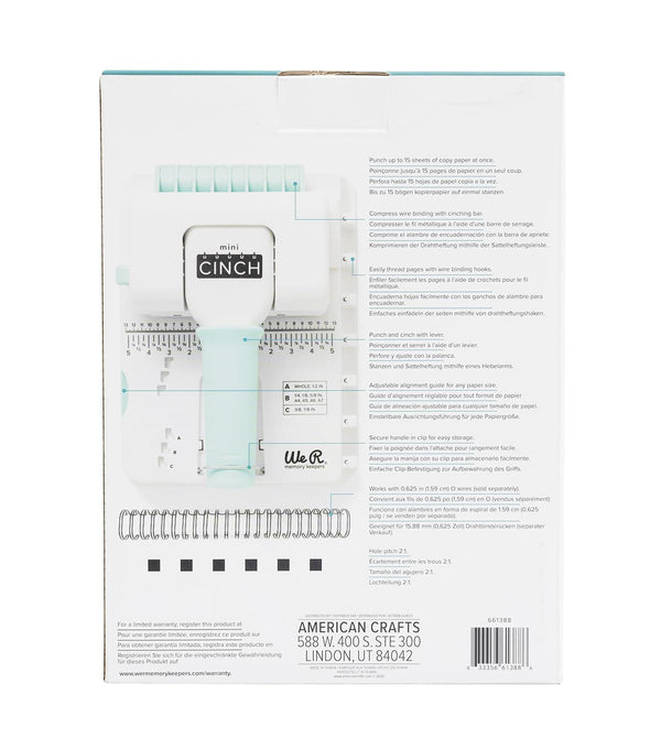 We R Cinch Book Binding Tool-Mini – American Crafts