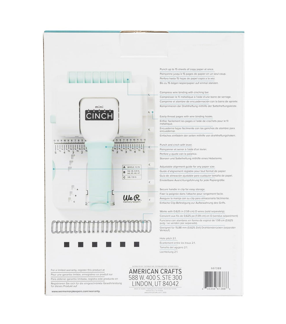 We R Makers Mini Cinch Book Binding Machine – American Crafts