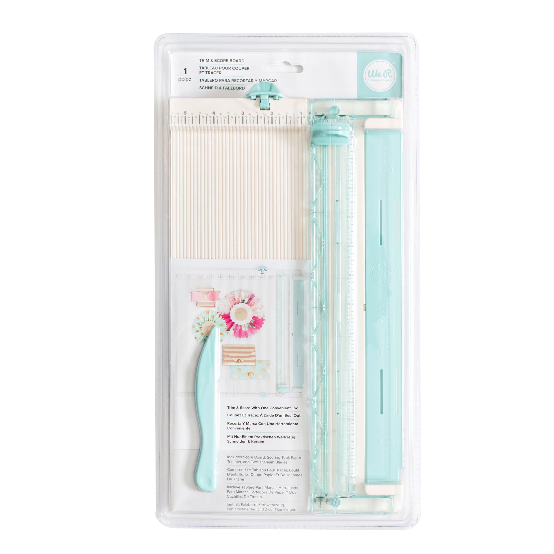 We R Makers Trim & Score Board with Two Titanium Blades – American Crafts