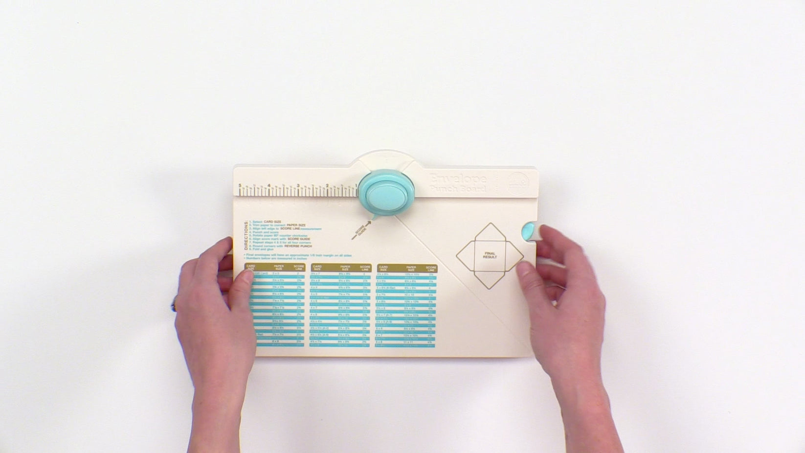 We R Makers Mini Envelope Punch Board – American Crafts