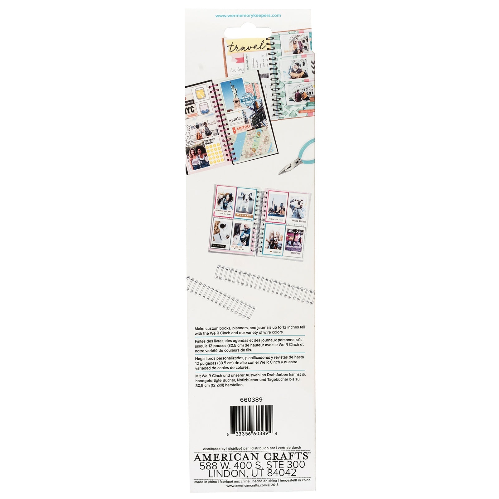 Cinch Wires 1" 4/Pkg-Silver – American Crafts