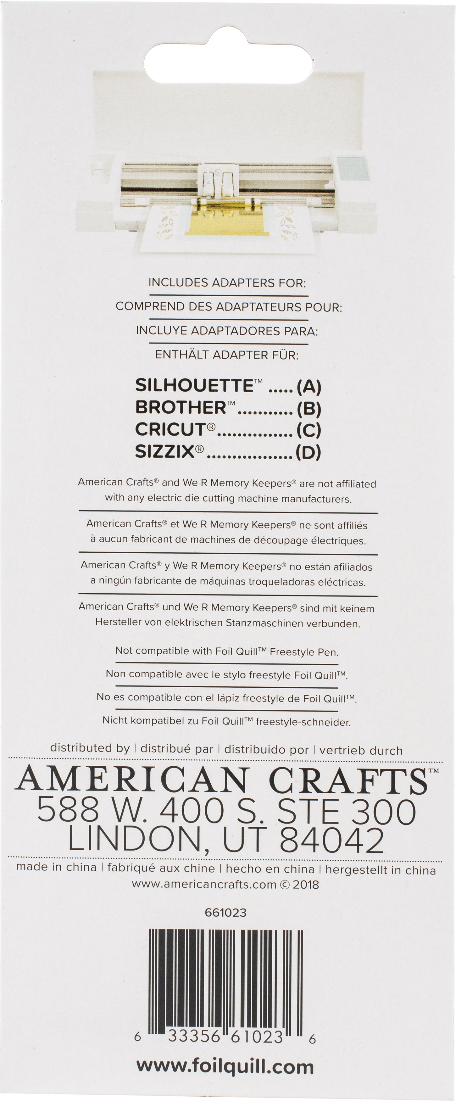 We R Memory Keepers Foil Quill Adapter Kit-4/Pkg – American Crafts