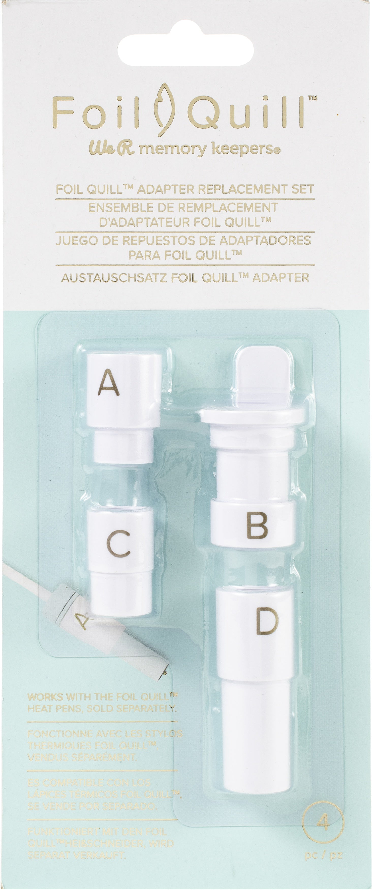 We R Memory Keepers Foil Quill Adapter Kit-4/Pkg – American Crafts