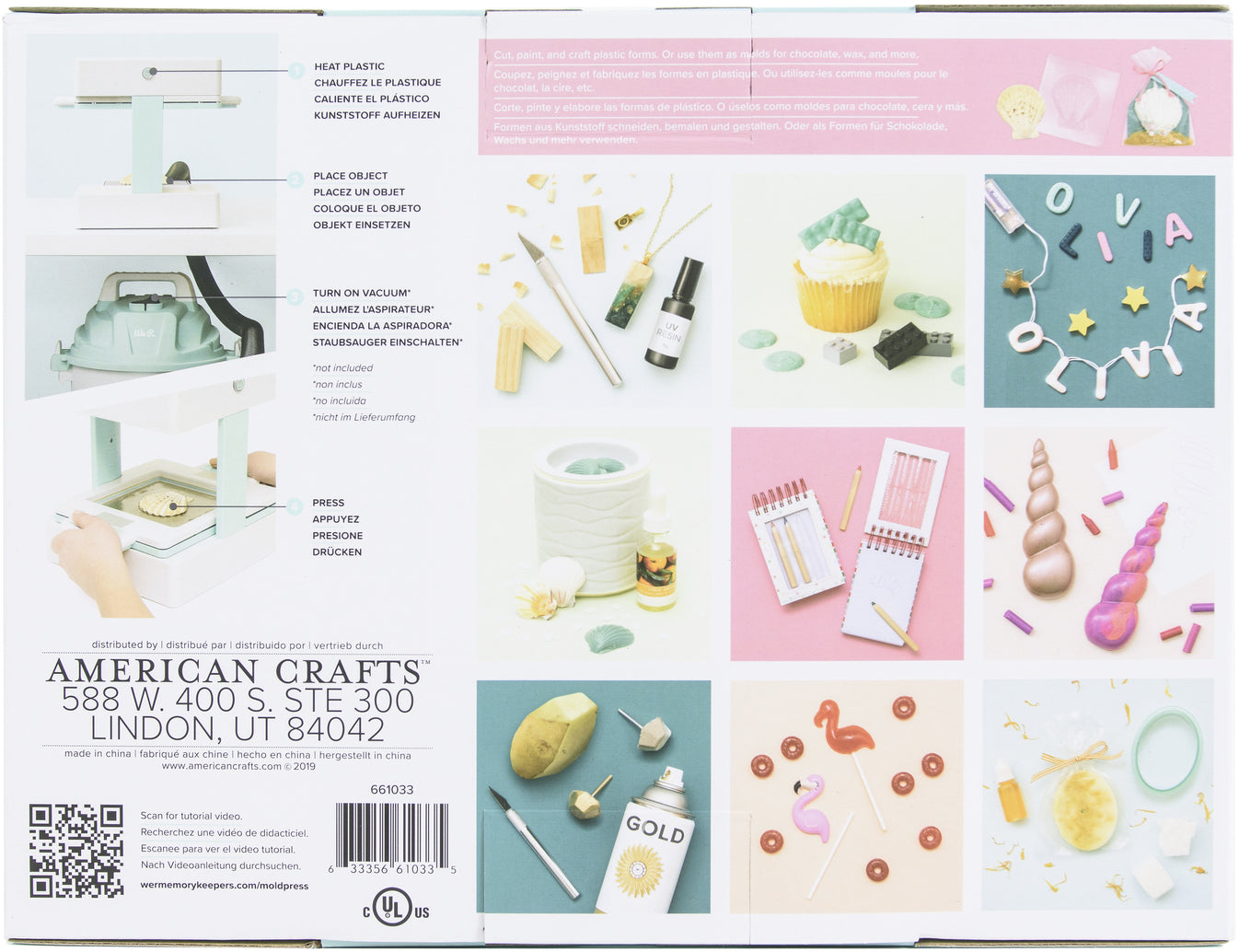 We R Memory Keepers Mold Press Vacuform Machine-White – American Crafts