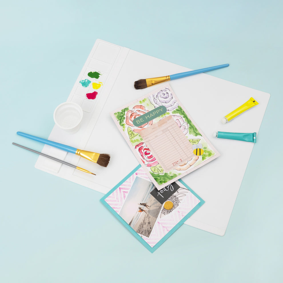 We R Makers Silicone Workspace & Stencil Mat-12"X12" – American Crafts