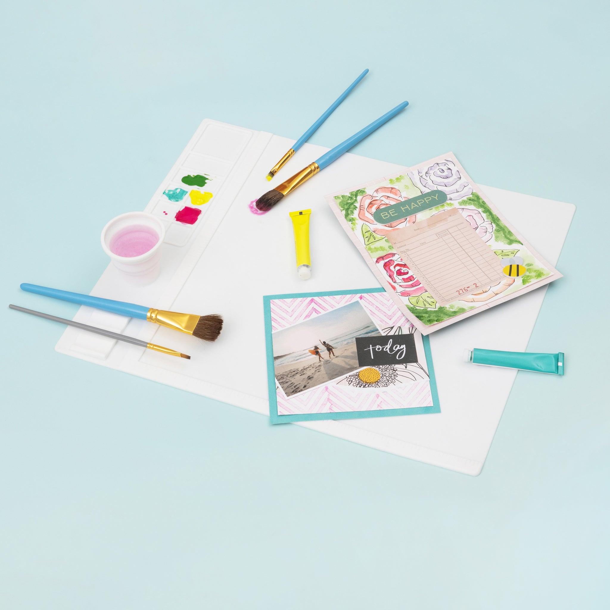 We R Memory Silicone Workspace & Stencil Mat-12"X12" – American Crafts